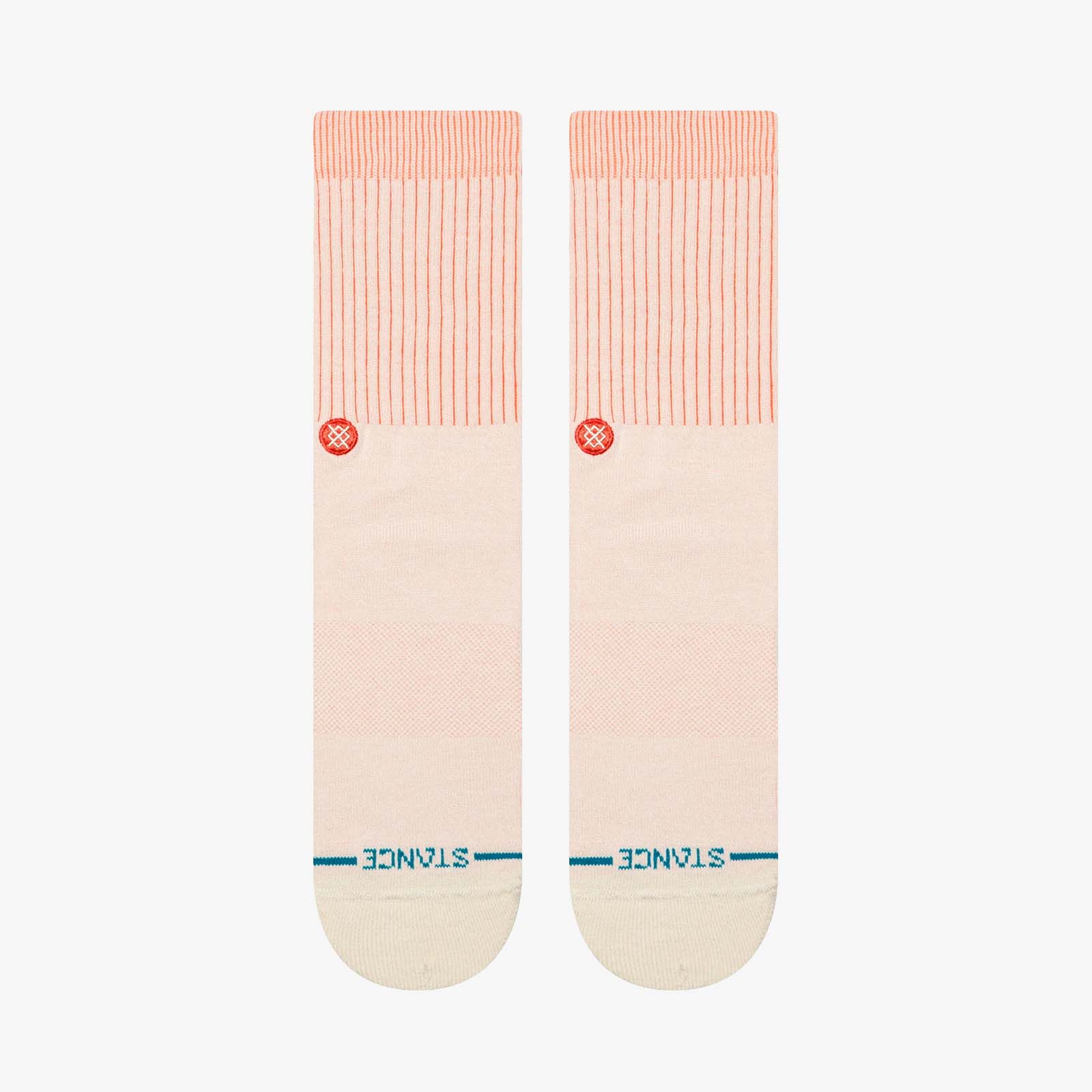 Icon Pop Crew Socks - Coral – Throwback