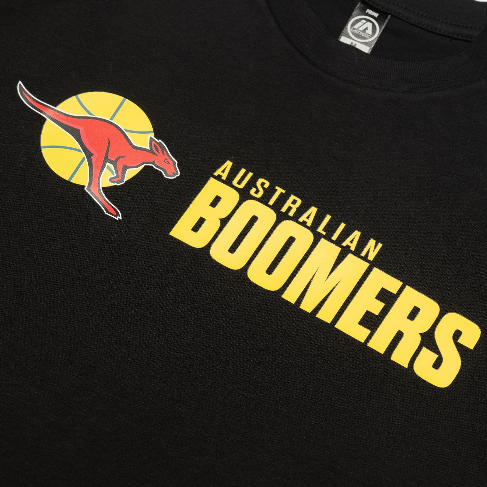 Australian Boomers Logo T-Shirt - Black - Throwback