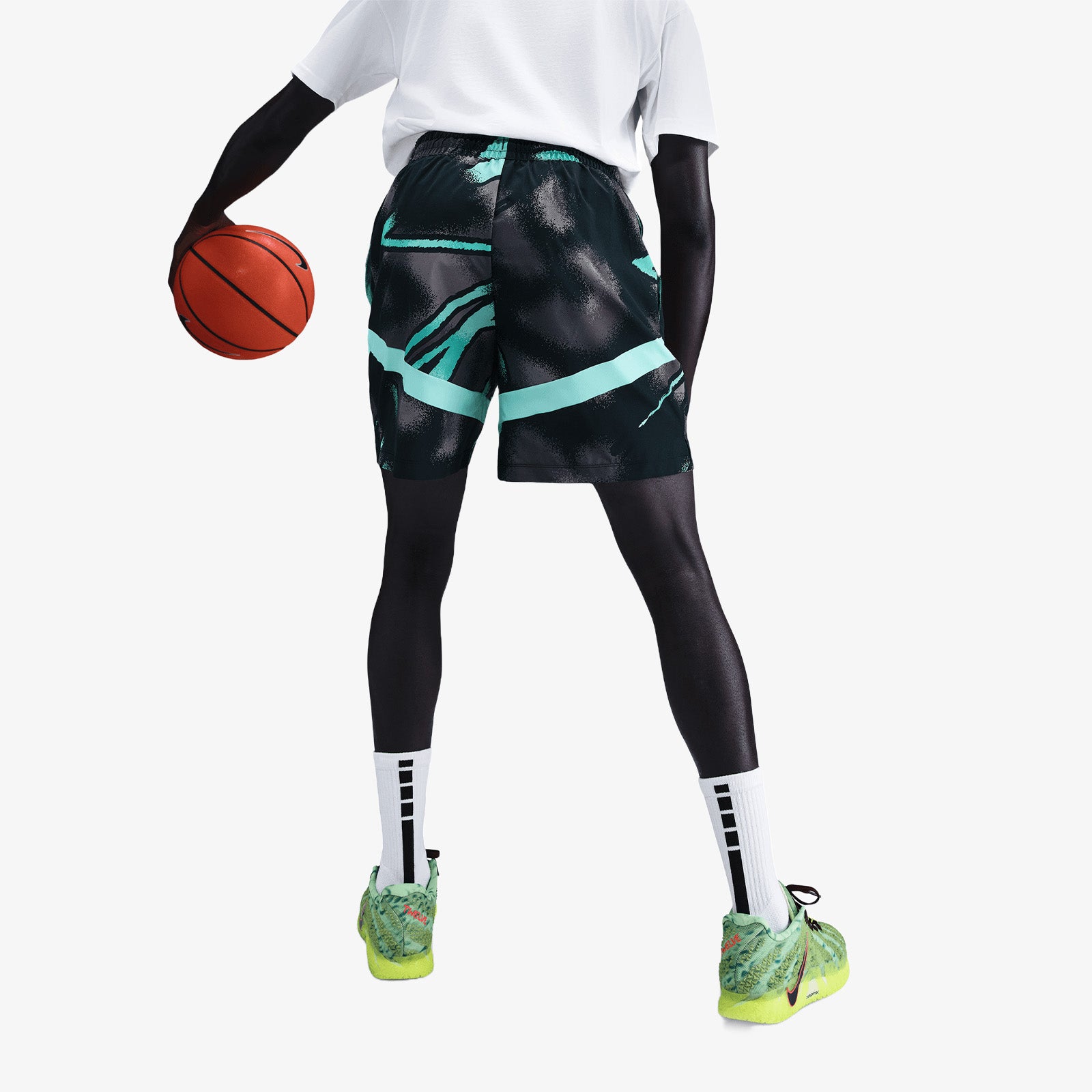 JA Men's Dri-FIT 15cm Icon Basketball Shorts - Bleached Turquoise ...