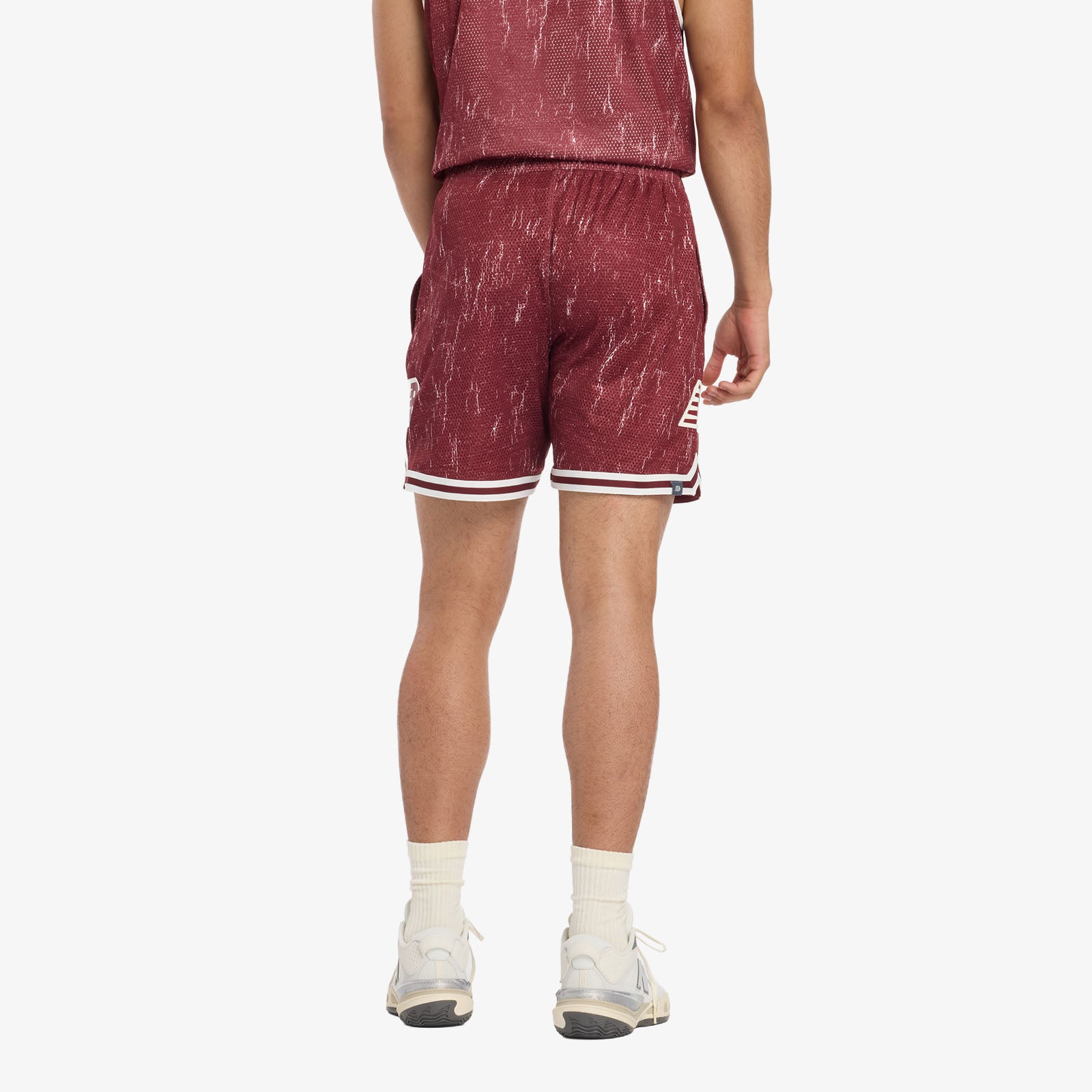 In-Game Printed 7" Mesh Shorts - Red – Throwback