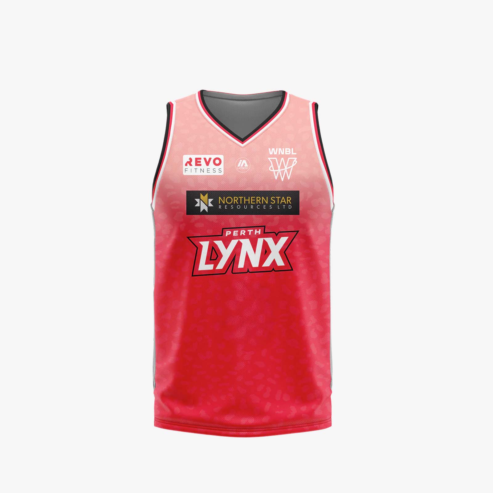 Perth Lynx WNBL 2025/26 Replica Home Jersey - Pale Pink/Red – Throwback