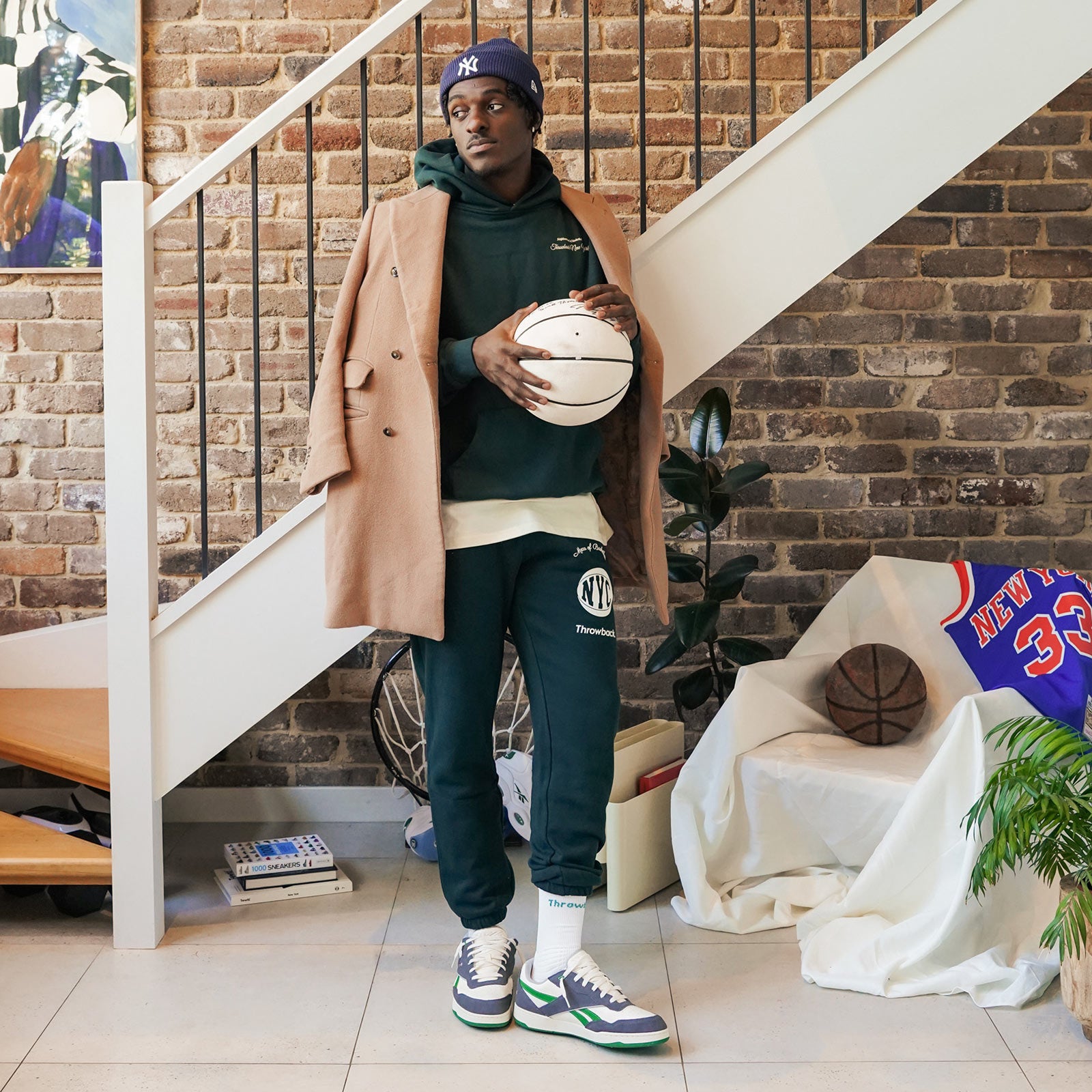 NYC Neighbourhood of Basketball Hood - Racing - Throwback