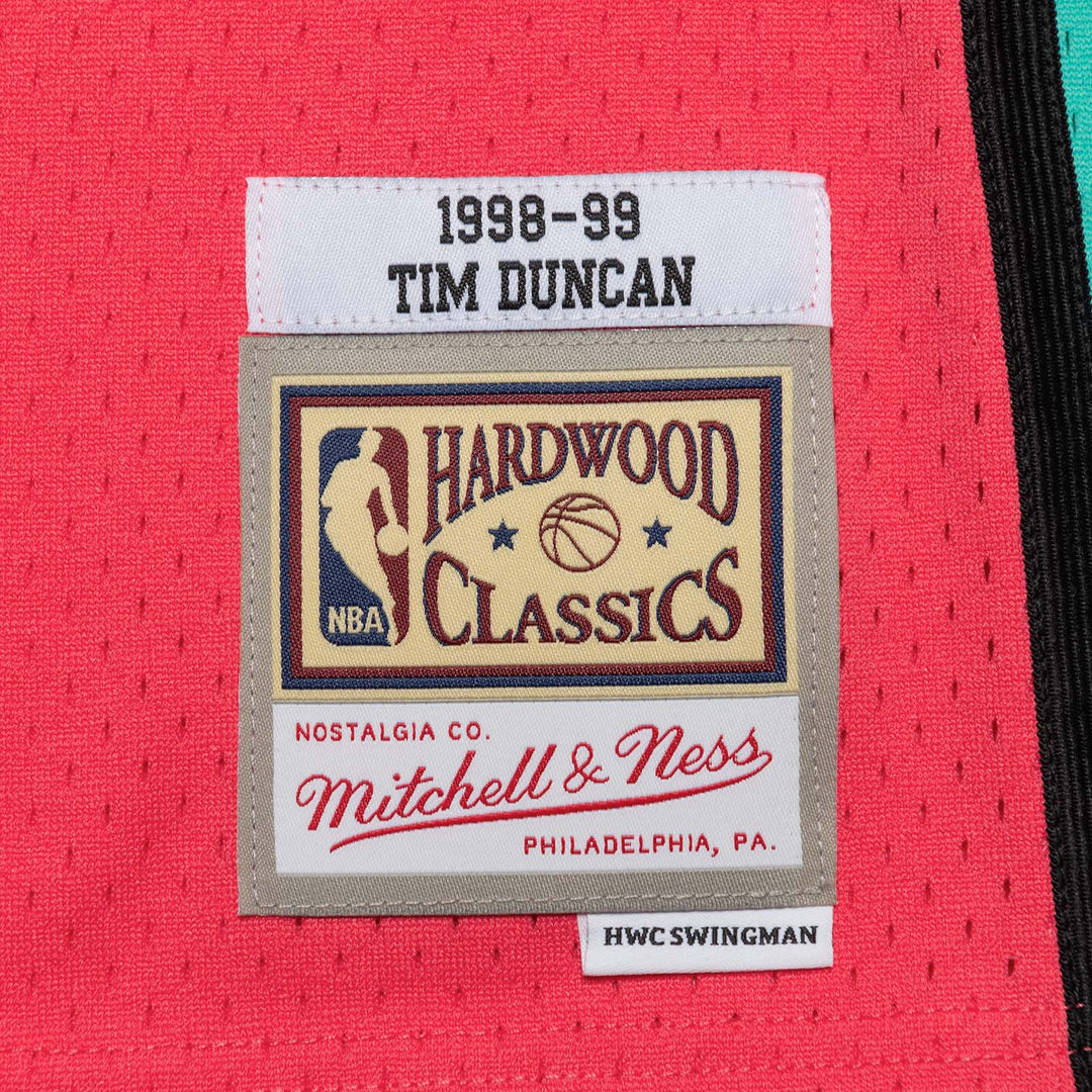 Tim Duncan San Antonio Spurs 98-99 HWC Swingman Jersey - Pink – Throwback