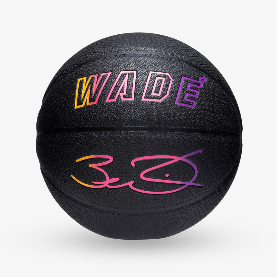 Wade Logo Basketball - Black -Size 7 – Throwback