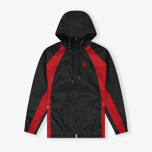 Jordan Essentials Woven Jacket - Black/Red - Throwback