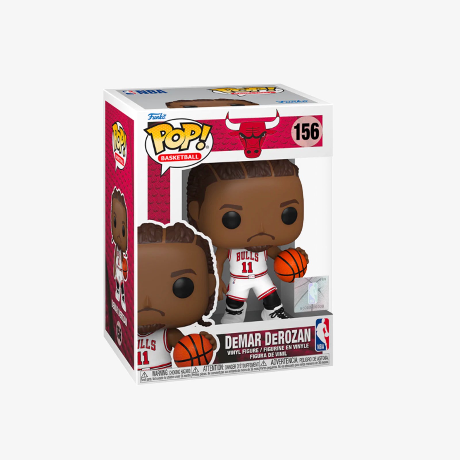 DeMar DeRozan Chicago Bulls NBA Pop! Vinyl - White - Throwback