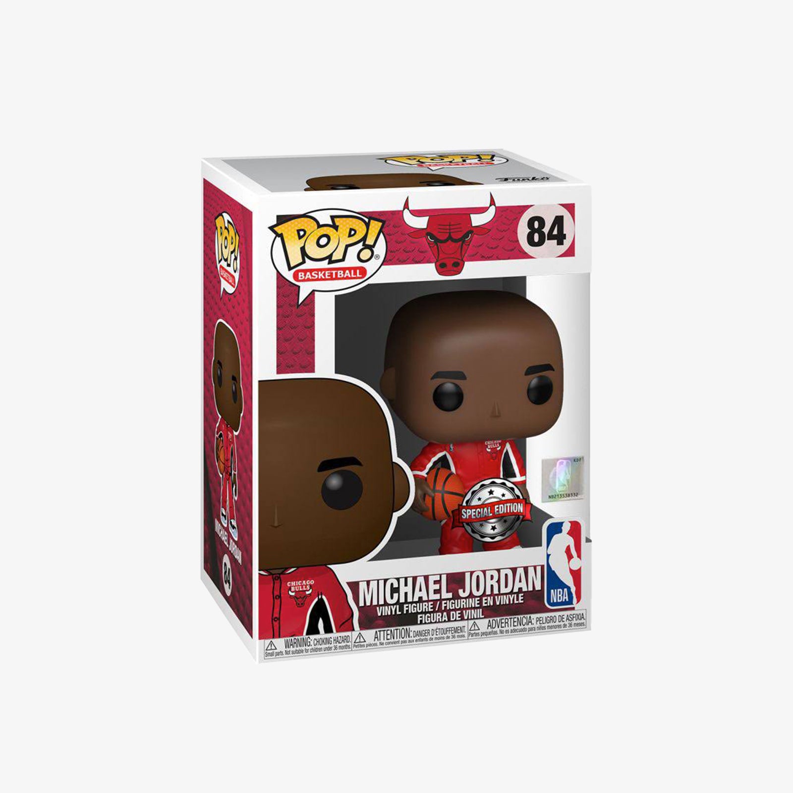 Michael Jordan “Warm Ups” Chicago Bulls NBA Pop! Vinyl - Red - Throwback
