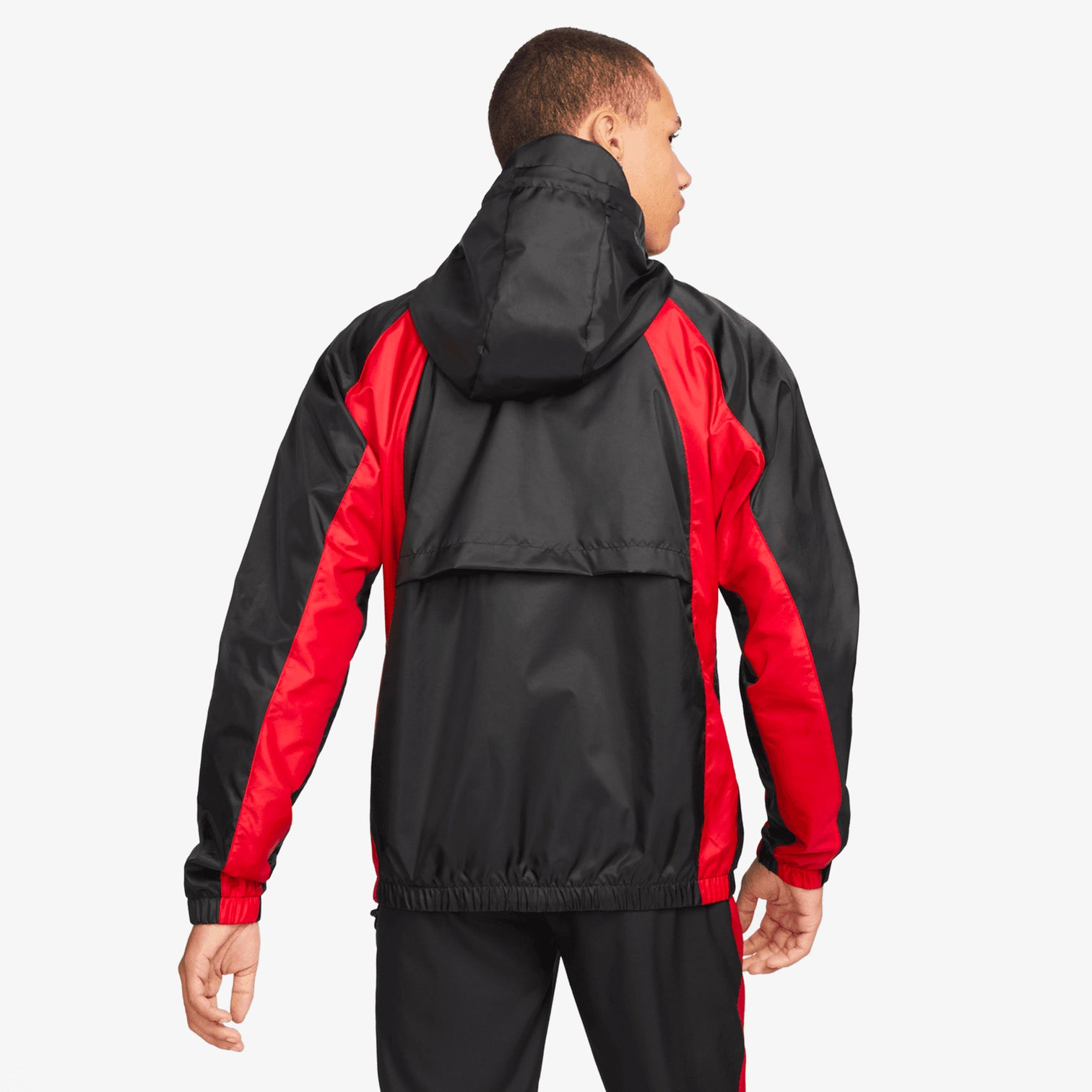 Jordan Essentials Woven Jacket - Black/Red – Throwback