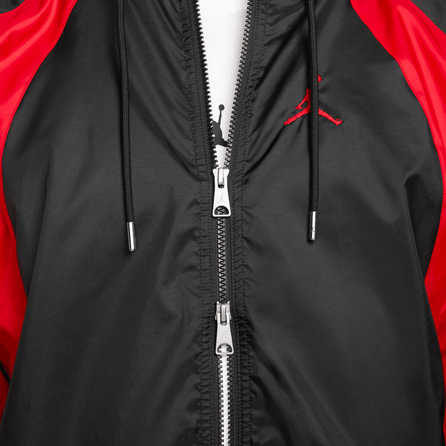 Jordan Essentials Woven Jacket - Black/Red – Throwback