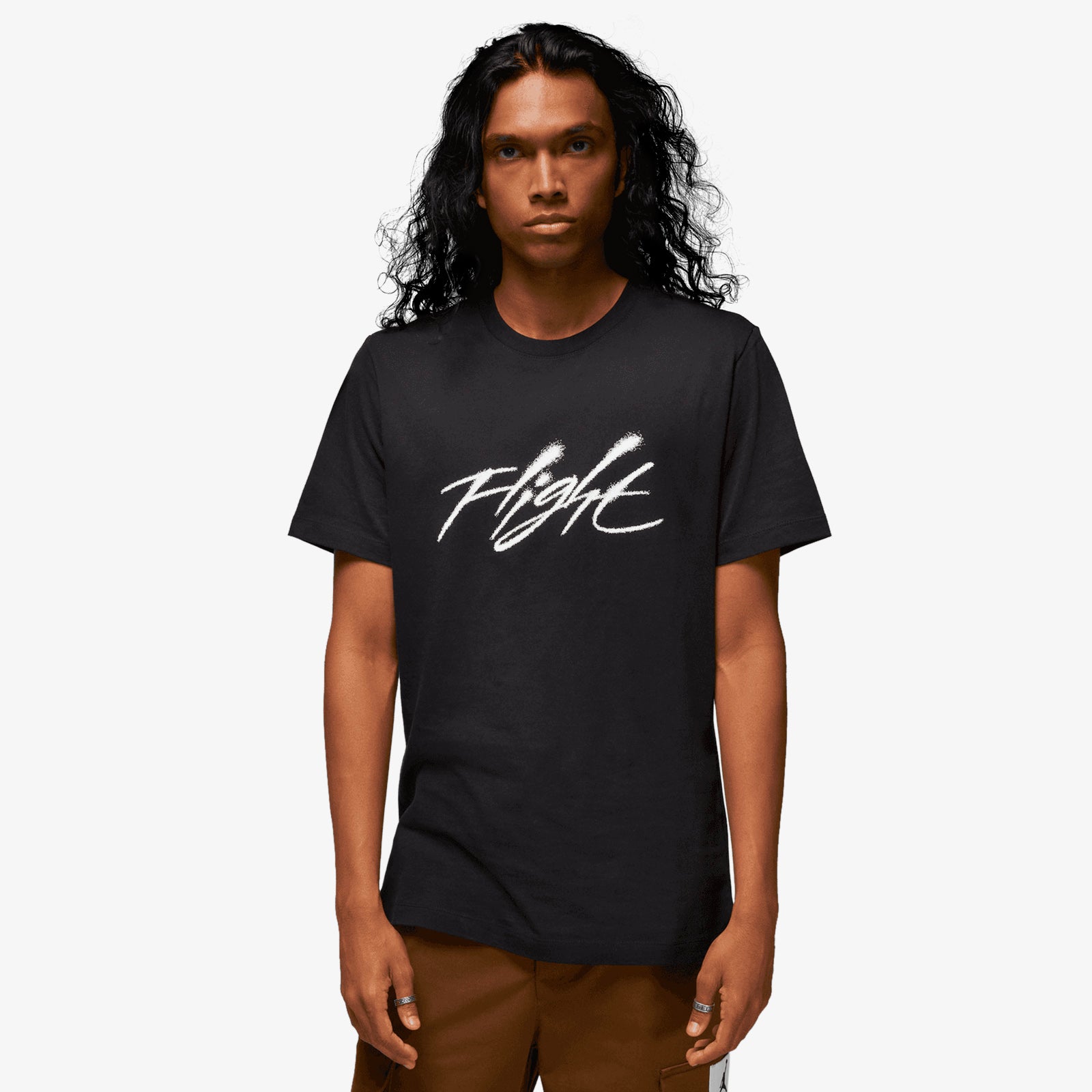 Jordan Essentials Flight T-Shirt - Black - Throwback