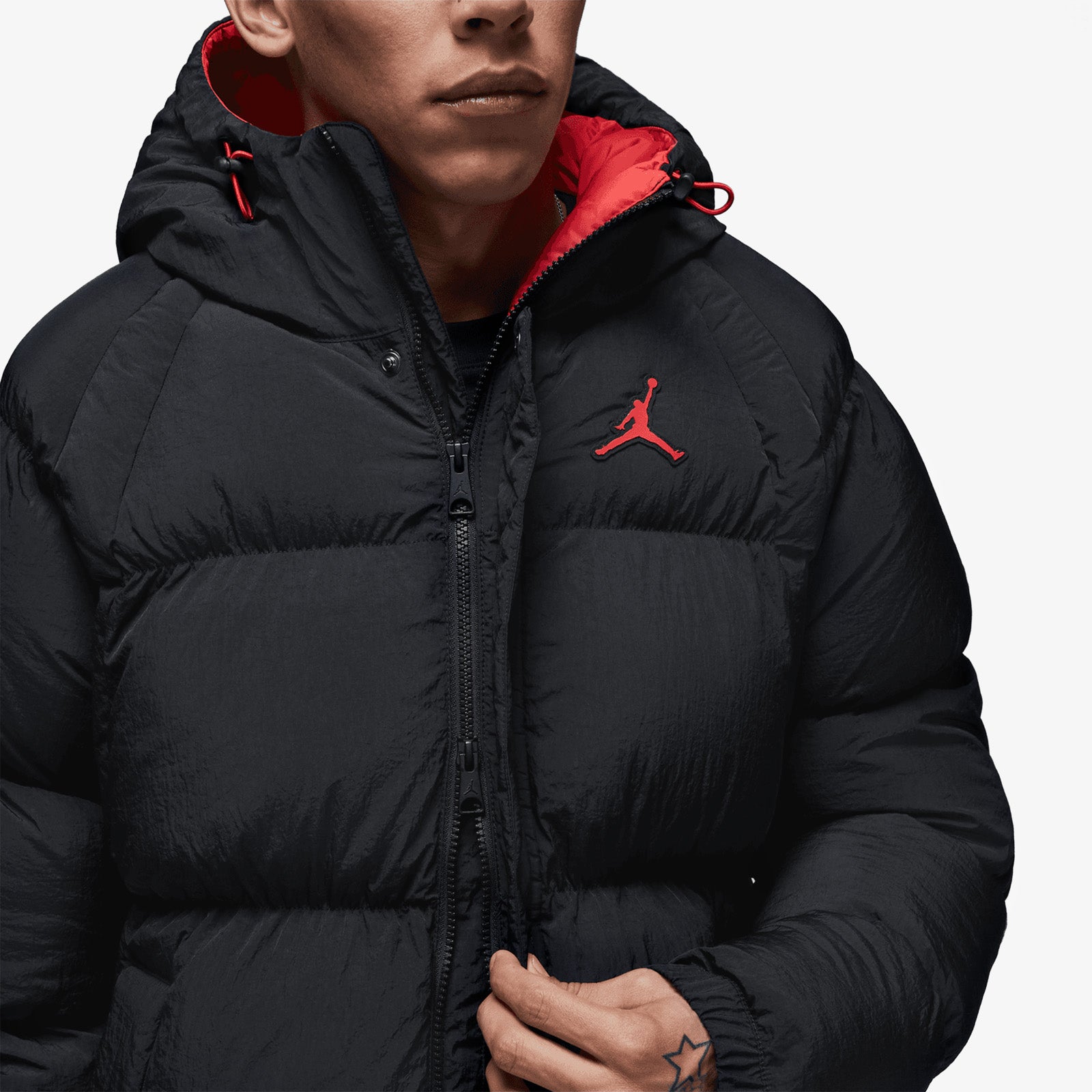 Jordan Essentials Puffer Jacket - Black - Throwback