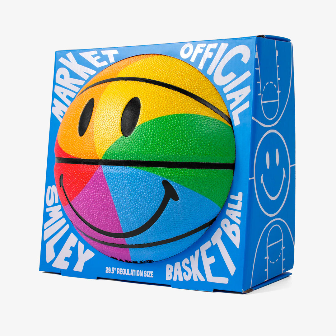 Smiley Pinwheel Basketball – Throwback