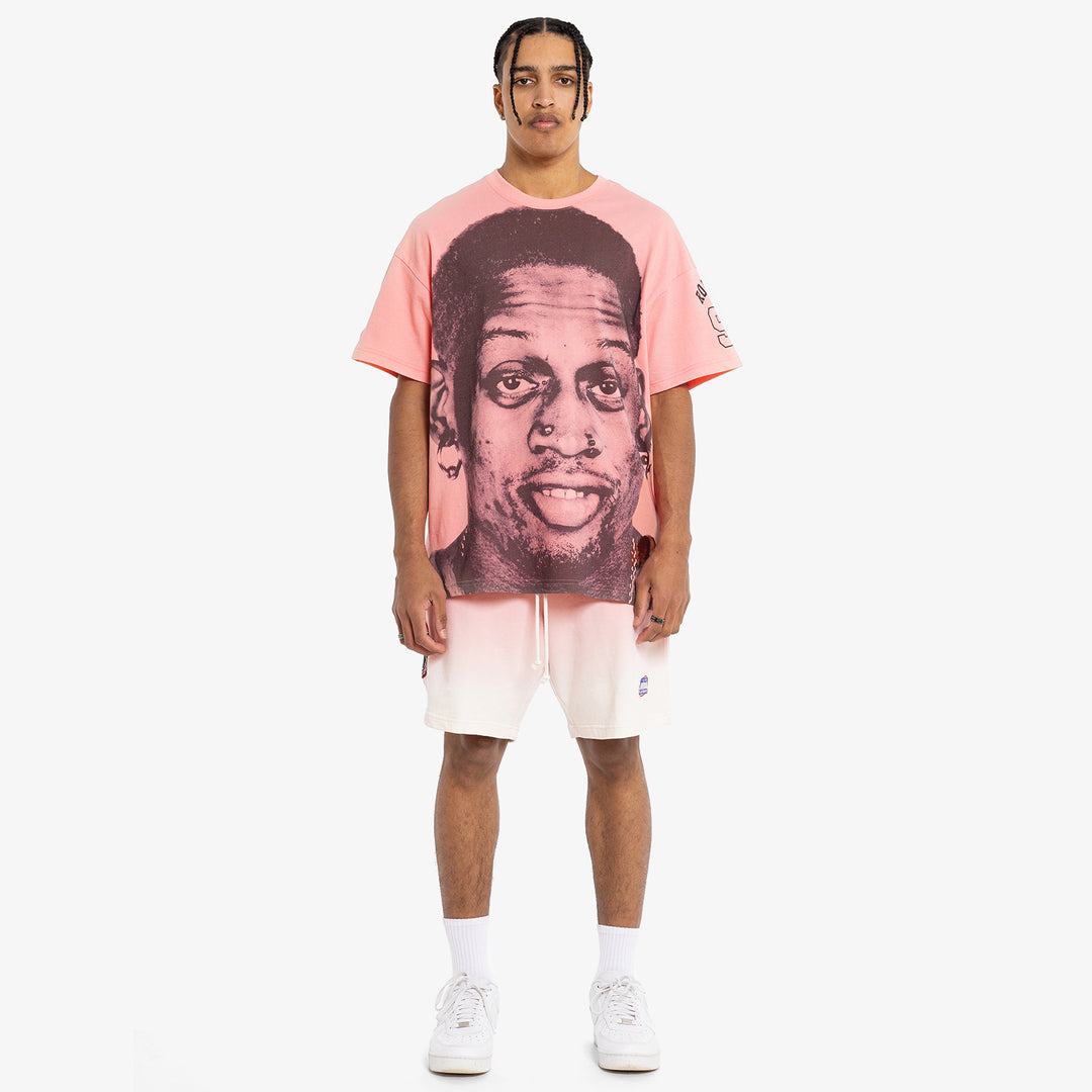 Dennis Rodman Big Face Tee - Pink – Throwback