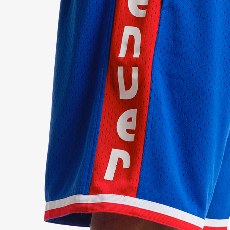 Denver Nuggets 75-76 HWC Swingman Shorts - Royal Blue - Throwback