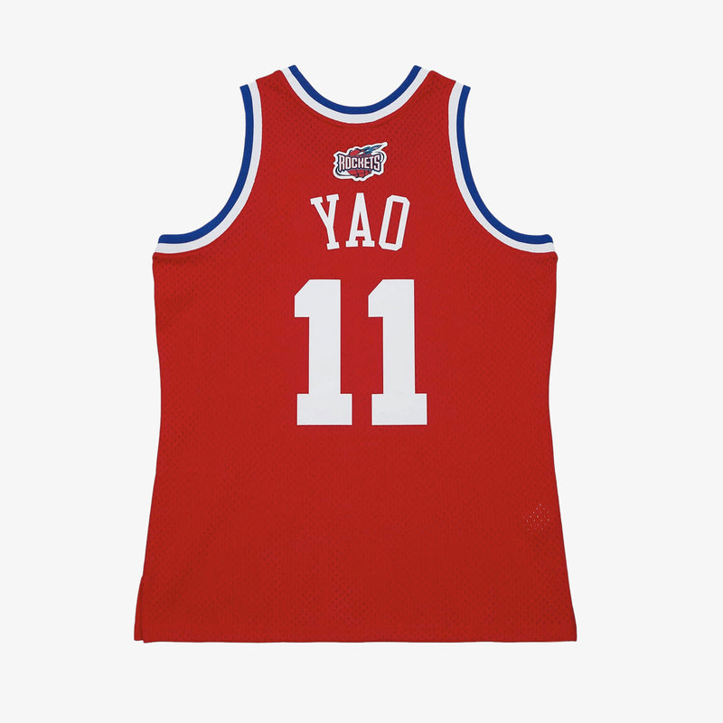 Yao Ming 2003 All Star HWC Swingman Jersey - Red - Throwback