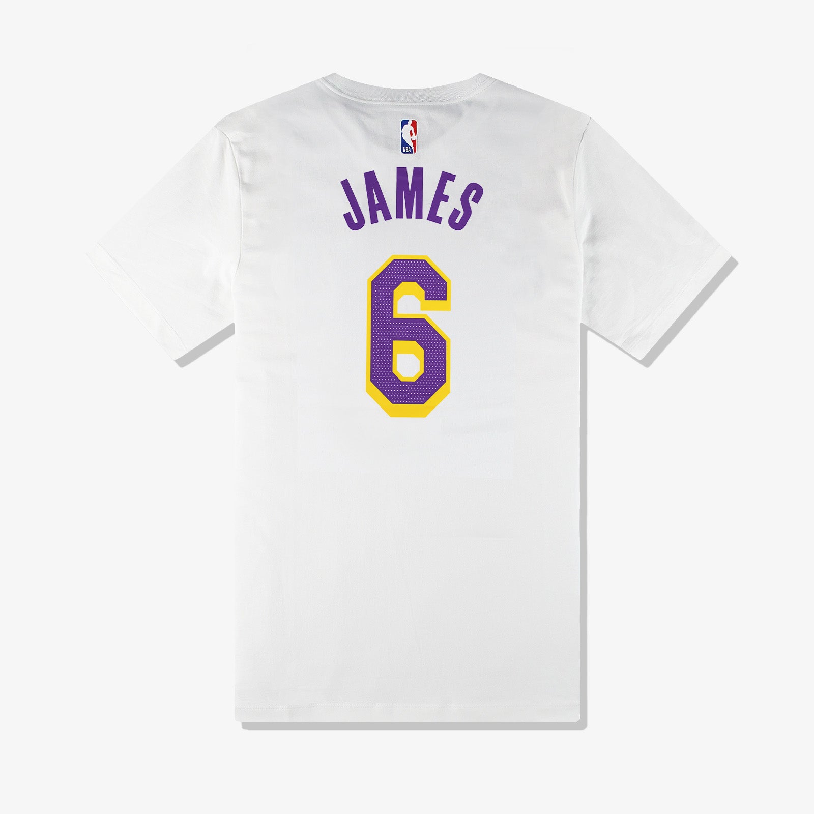 LeBron James Los Angeles Lakers Name & Number NBA T-Shirt - White ...