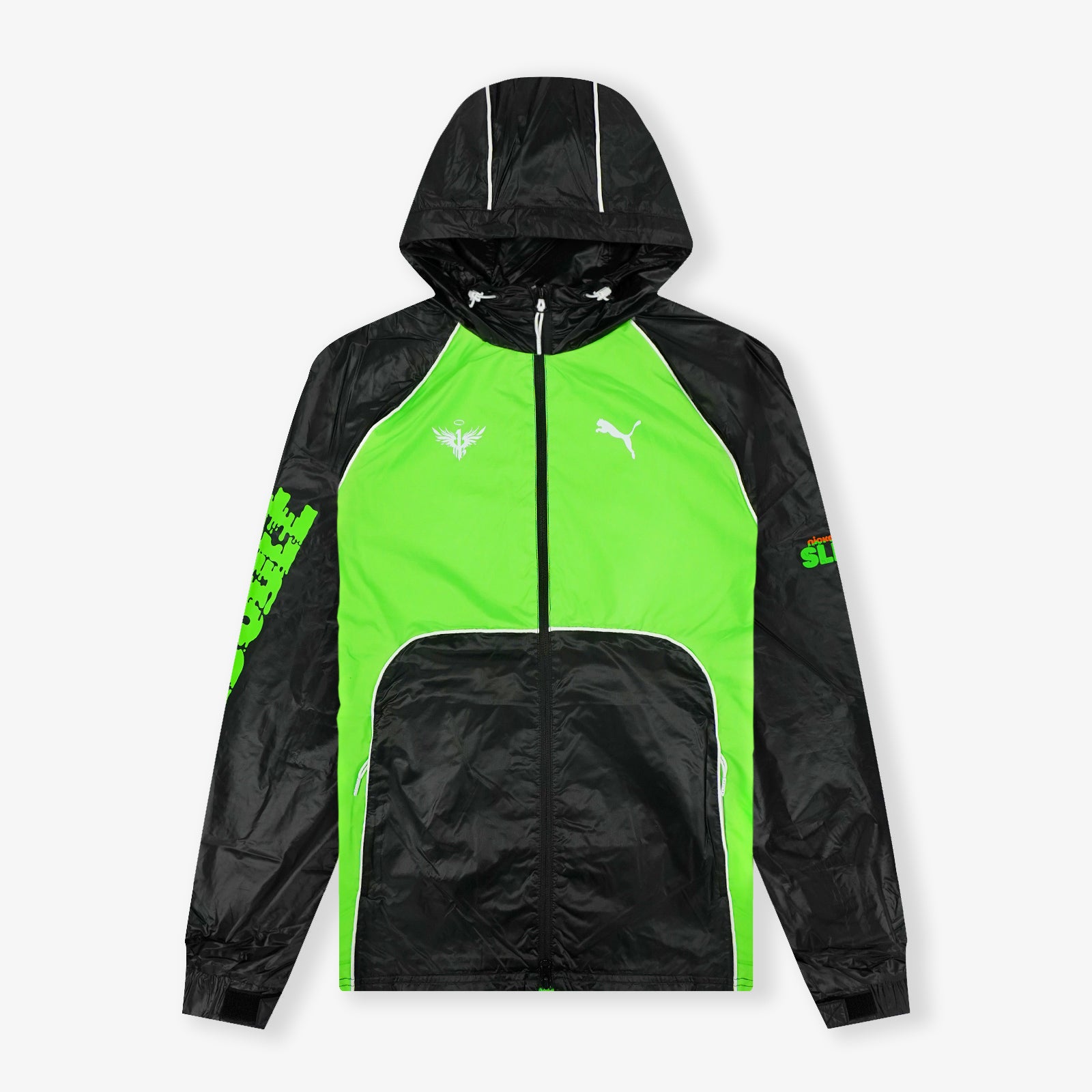 Melo Slime Woven Dime Jacket - Black - Throwback