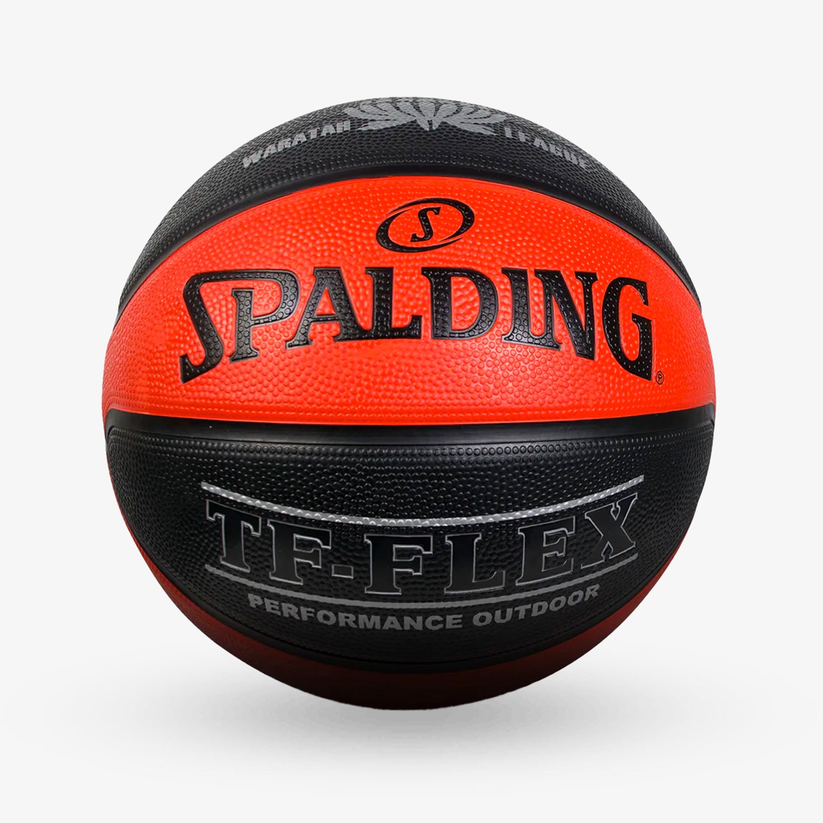 Spalding TF-FLEX Outdoor NSW Basketball - Black/Amber - Size 7 - Throwback