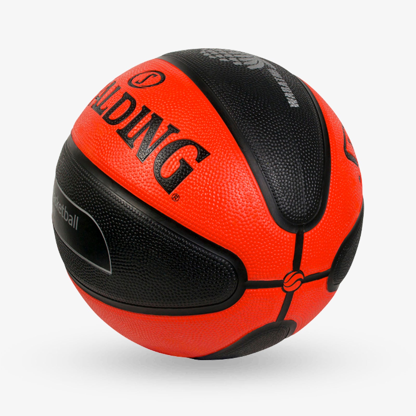 Spalding TF-FLEX Outdoor NSW Basketball - Black/Amber - Size 7 - Throwback